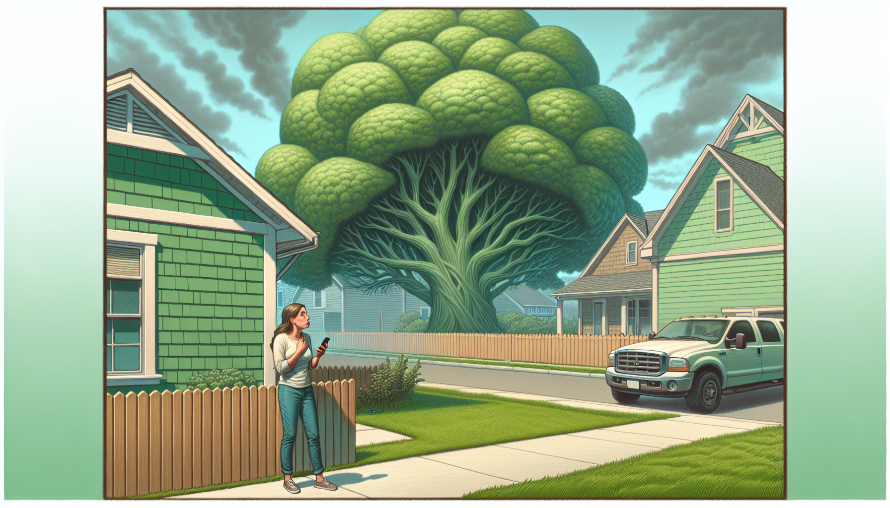 Handling a Dangerous Tree on a Neighbors Property - TreeLaws.org - Tree ...